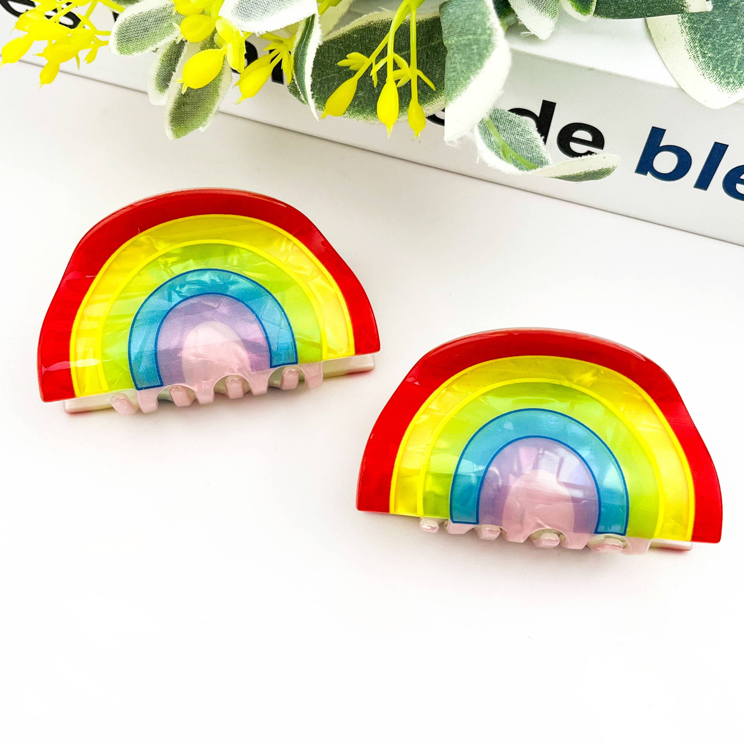 Rainbow Claw Hair Clip – Caterkids Hawaii